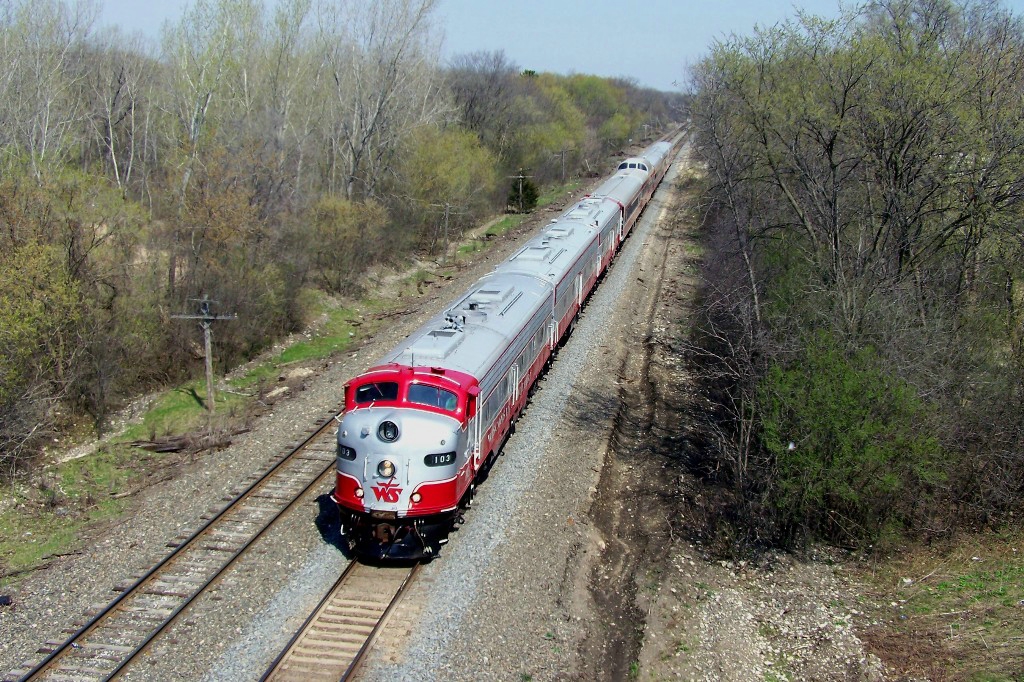 WSOR business train on the move